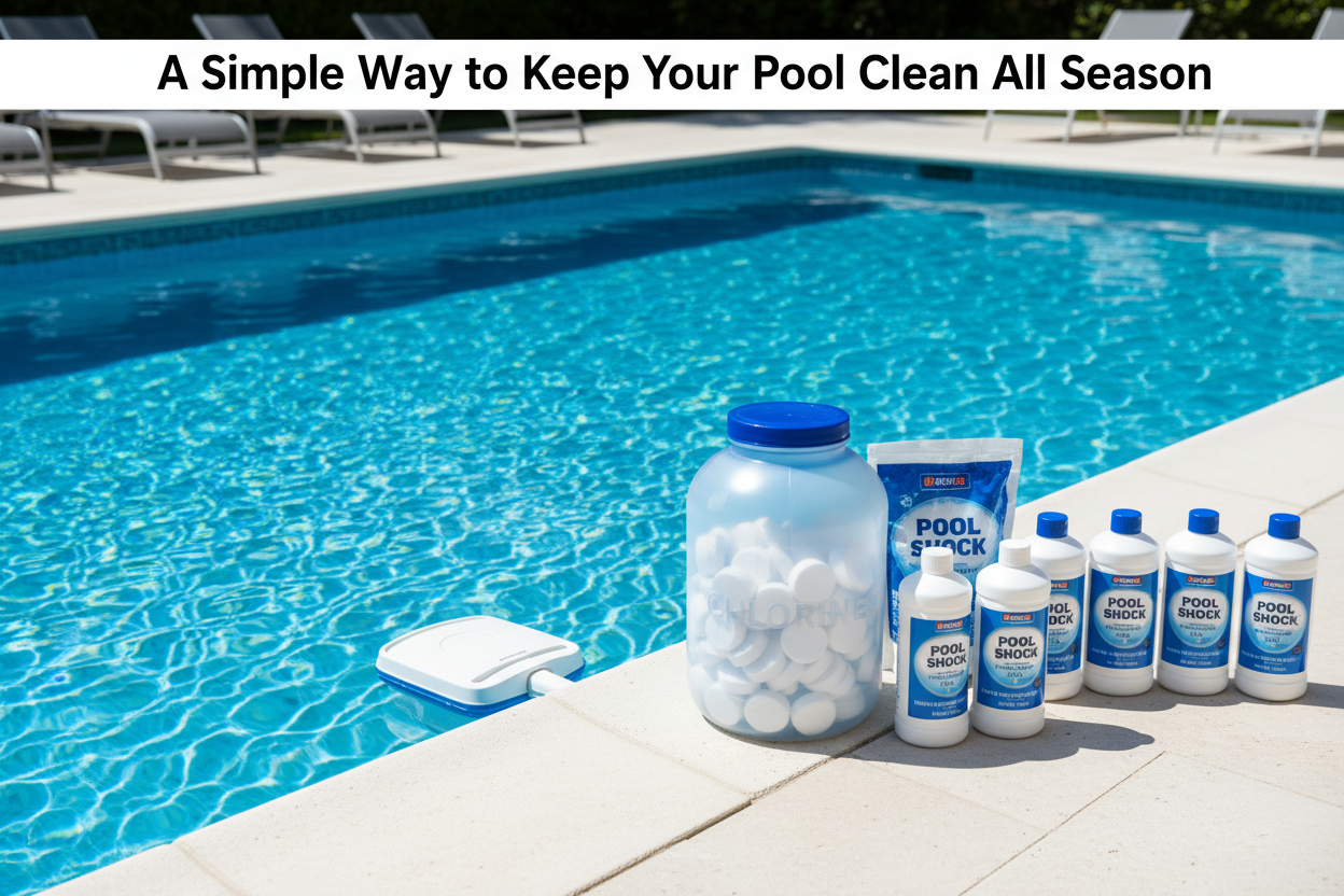 A Simple Way to Keep Your Pool Clean All Season – Pool Shark